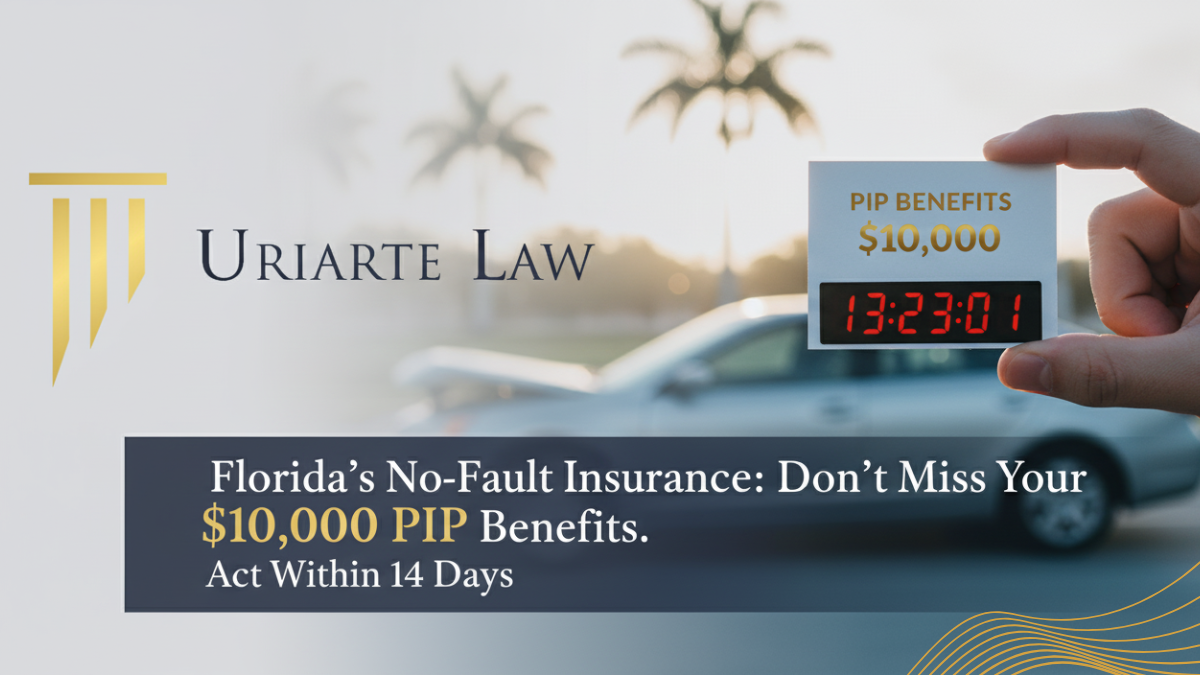 Florida No-Fault Insurance: 14 Day Rule PIP Benefits Florida - uriartelegal